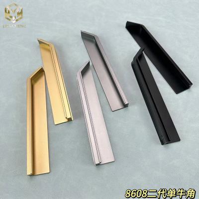 China Contemporary Brushed Aluminium Handles For Cabinets And Drawers for sale
