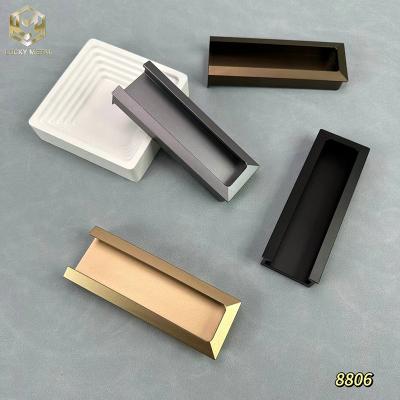 China Modern Corrosion-Resistant Hidden Handles For Aluminum Cabinets for sale
