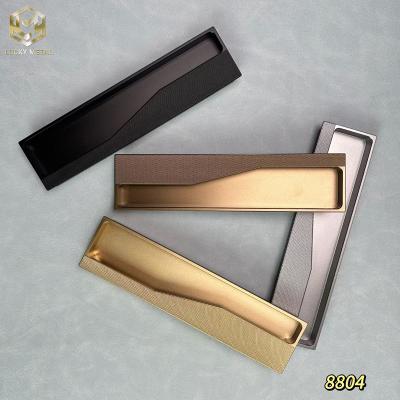 China Minimalist Aluminum Cabinet Handles Reinforced Hidden Mounting for sale