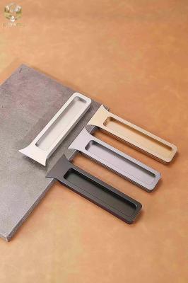 China Reinforced Screwless Aluminium Cabinet Handles Waterproof Design for sale