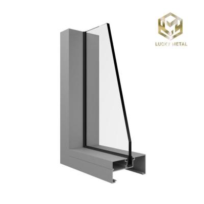 China Closed-Loop Recycled Aluminium Door Frame Profile With Carbon Neutral Certification for sale