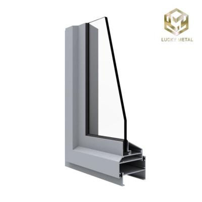China ​Flexible Joint Aluminium Door Frame Profile Earthquake-Resistant Construction for sale