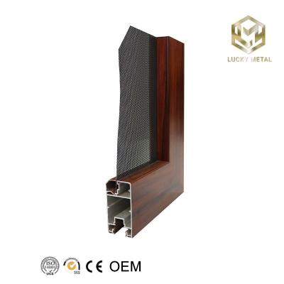 China ​Thermal Break 45mm Anodized Aluminium Door Frame Profile For Residential for sale