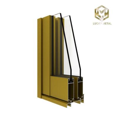China Modular Design 42mm Aluminium Door Frame Profile With Reinforced Corners for sale