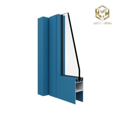 China ​A2-Class Corrosion Resistant Aluminium Door Frame Profile 45x80mm for sale