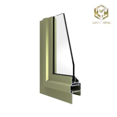 China Customizable 4-6m Length Aluminium Door Frame Profile With UV Protection for sale