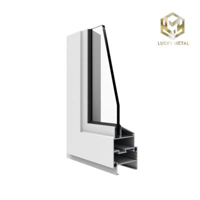 China Seamless Joint Aluminium Door Frame Profile 35mm For High-Rise Buildings for sale