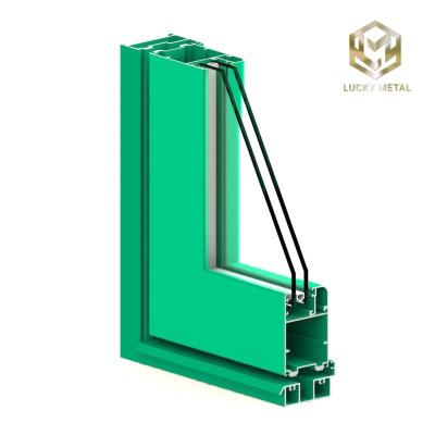 China Extruded Aluminium Door Frame Profile For Sliding And Hinged Door Systems for sale