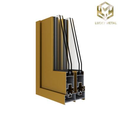 China Energy-Efficient Aluminium Door Frame Profile With 0.8mm Coating For Indoor Or Outdoor for sale