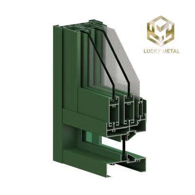 China Corrosion-Resistant Aluminium Door Frame Profile With Reinforced Structure for sale