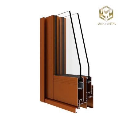 China Customizable Soundproof Aluminium Door Frame Profile With Eco-Friendly Coating for sale