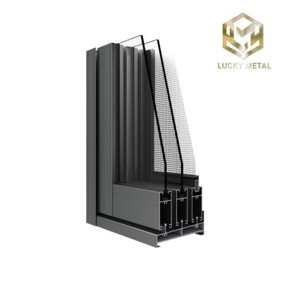 China Lightweight Aluminum Door Frame Profile With Soundproof Design And Eco-Friendly Material for sale