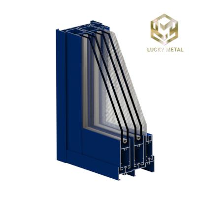 China Anodized Aluminum Door Frame Profile For Indoor And Outdoor for sale