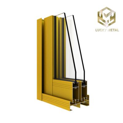 China Durable Aluminum Door Frame Profile With Thermal Break Energy Efficiency for sale