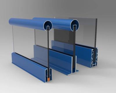 China ​Sleek Frameless Glass Railing Aluminum Alloy Support Structure for sale