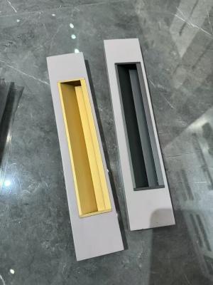 China ​Ergonomic Slim Aluminum Hidden Handles Anti-Fingerprint Finish for sale
