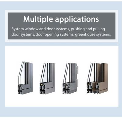 China ​Aluminium Door Frame Profile Heavy-Duty Corrosion-Resistant With Thermal Break Design for sale