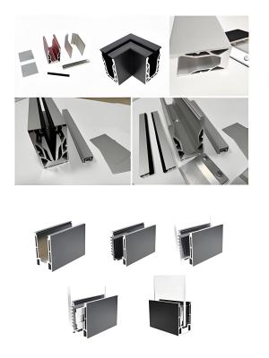 China Tempered Safety Glass Aluminum Fence Panels With Anti-Rust Frame for sale