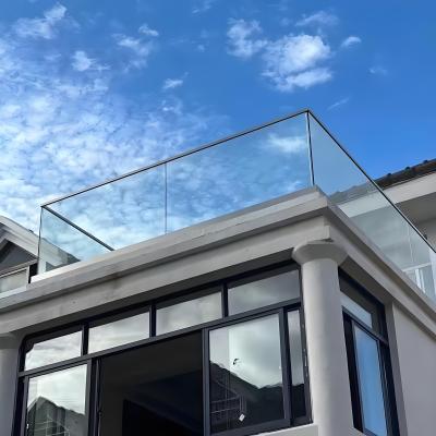 China 8mm Tempered Glass Aluminum Fence Panels IP65 For Poolside for sale