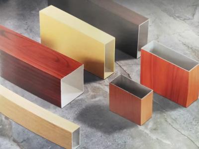 China 6063-T5 Alloy Structural Extrusion Aluminum Profiles For Architectural Curtain Walls for sale