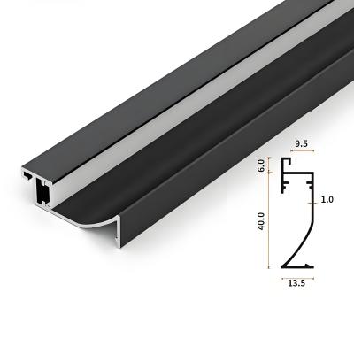 China ​IP65 Waterproof Recessed Aluminium LED Strip Profile With Diffuser Cover for sale