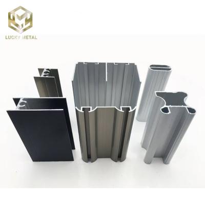 China Customized Color Thermal Break Aluminum Profile for Kitchen Cabinet Handle and Wardrobe Doors for sale