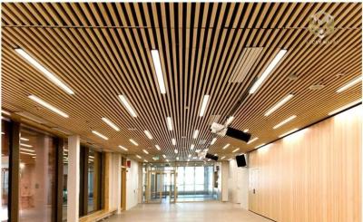 China Class A1 Fire Resistant Sound Absorbing U Shape Baffle Ceiling with Customizable Colors for Commercial and Industrial Use for sale