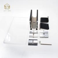 China Modern Outdoor Aluminum Glass Fence with Tempered and Laminated Glass, 1200Pa Wind Load Resistance, and Anodizing and Powder Coating for sale