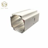 China 6063 6061 Aluminum Extrusion Motor Housing Enclosure with Customized Length and Powder Coated Finish for sale