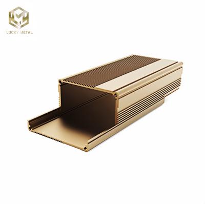 China Aluminum Anodized Extrusion Enclosure Electronics Control Cabinet Distribution Box for sale