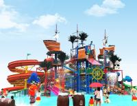 China Fiberglass Water Park Equipment Integrated Water House Amusement Facility for sale