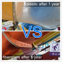 China Plastic Aqua Water Park Slide Equipment High Speed Slide Long Pool Slide for sale
