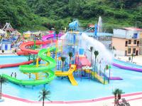 China Fiberglass Interactive Water Play Equipment Swimming Pool Play Equipment for sale