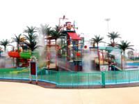 China Kids Interactive Water Play Equipment Small Pirate Ship Water Slide for sale