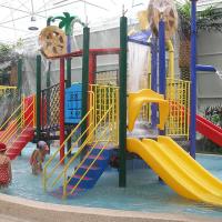 China Customzied Interactive Water Play Equipment Mini Indoor Water Slide for sale