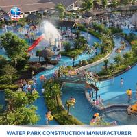 China Fiberglass Aqua Water Park Lazy River Amusement Park Customized for sale