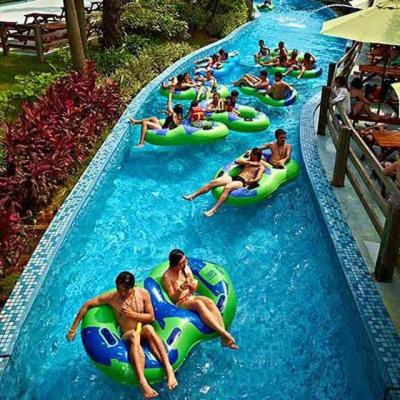 China CE Water Park Lazy River Outdoor Water Park Equipment with different landscapes for sale