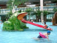 China Amusement Park Water Playground Equipment Water Slide Playground for sale