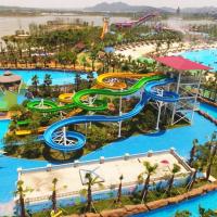 China Amusement Rafting Spiral Swimming Fiberglass Pool Slide Floating Water Slide for sale