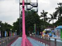 China Plastic Aqua Water Park Slide Equipment High Speed Slide Long Pool Slide for sale