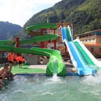 China Childrens Backyard Residential Pool Water Slides Customzied Size Color for sale