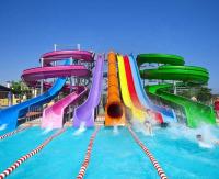 China Flexible Combination Spiral Water Slide Closed Tube Water Slide For Lake for sale