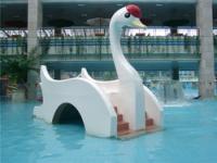 China White Swan Children'S Water Slides Sale Aqua Park Equipment L4500xH2800mm for sale