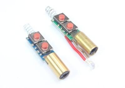 China Cheap 650nm red dot laser module with spring and switch for sale