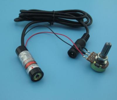 China output power adjustable 630nm 5mw red line laser module for sale