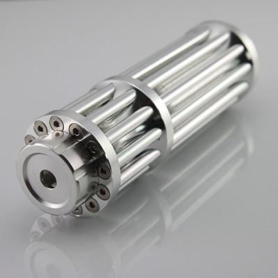 China 445nm 1500mw Gatlight gun shape blue laser pointer flashlight for sale
