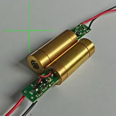 China High Stabilization Industrial Grade 532nm 5mw Green Cross Line Laser Module For Electrical Tools And Leveling Instrument for sale