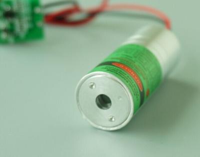 China 532nm 100mw  Good Heat Dissipation Continuous Work  Green Dot Beam Laser Module for sale