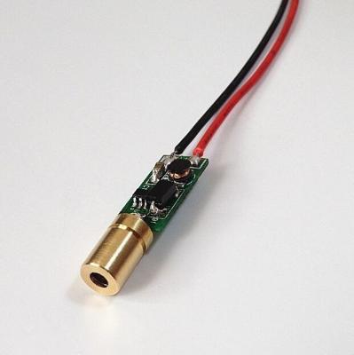 China 520nm 5mw Green Dot Laser Diode Module For Laser Pointer ,Laser Stage Light ,Electrical Tools And Leveling Instruments for sale