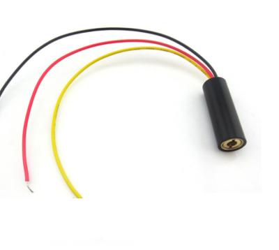 China 515nm/520NM 10mw Green Dot Laser Diode Module with 0-50KHZ TTL Modulation for sale